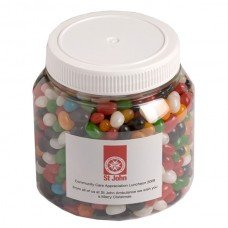 Jelly Beans Large Plastic Jar - Fast Confectionery