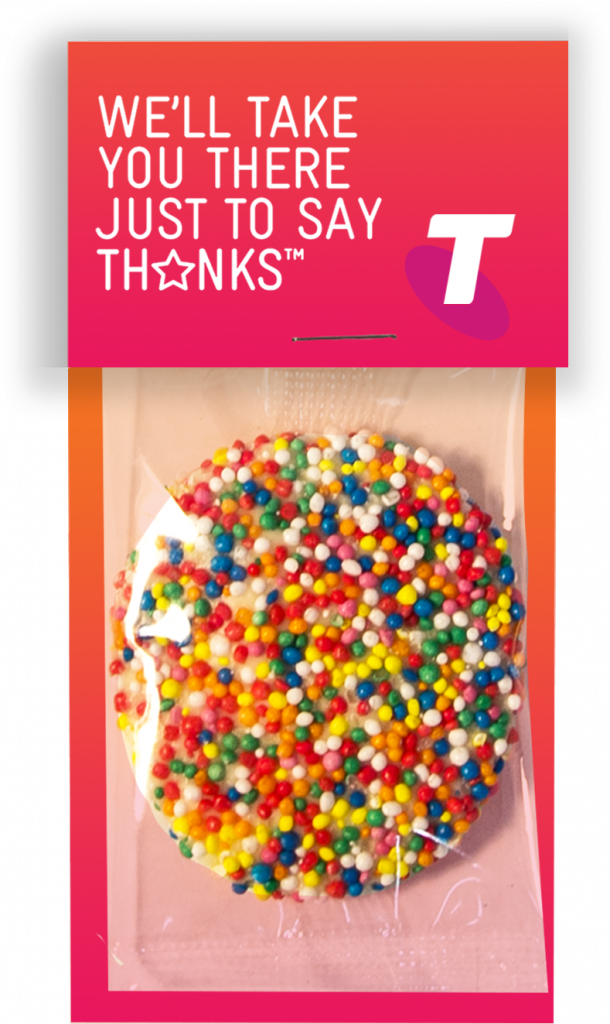 Giant Chocolate Freckle Card - Custom Freckles | Fast Confectionery